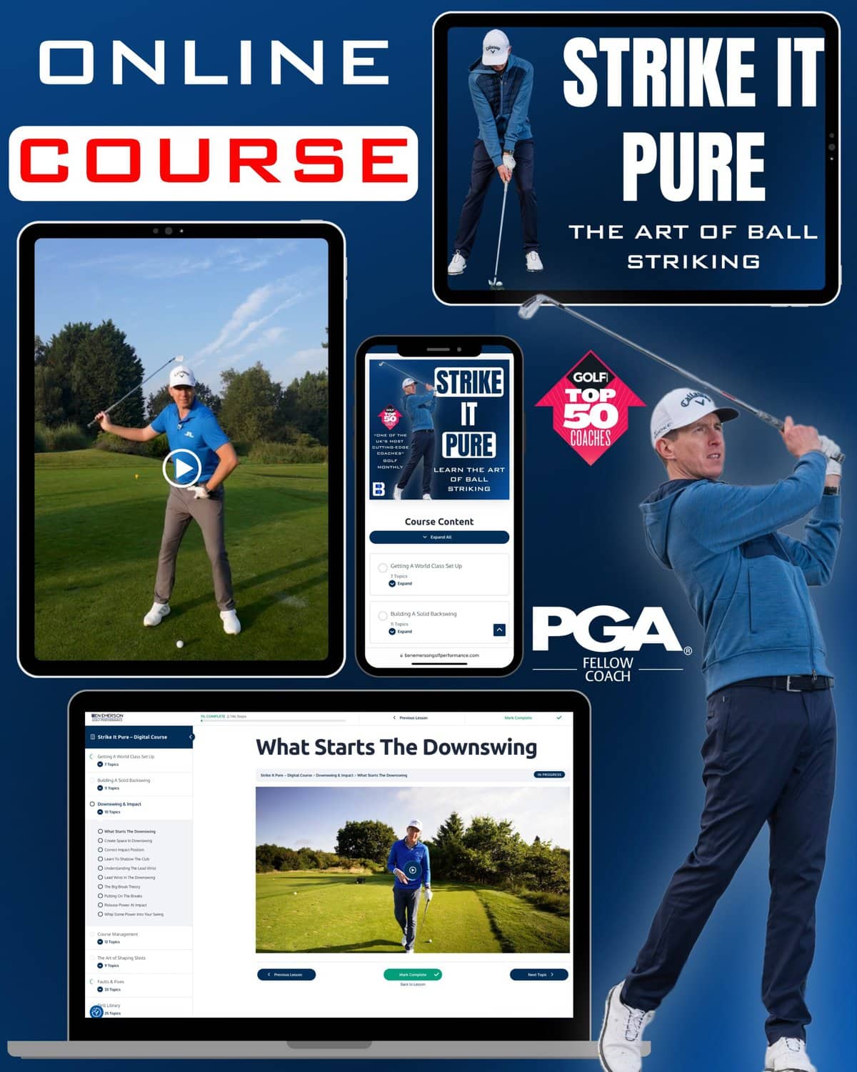 Strike It Pure - Digital Course - Ben Emerson Golf Performance